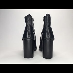 Ecco | Shoes | Ecco Shape 75 Block Heel Leather Side Zip Boots | Poshmark